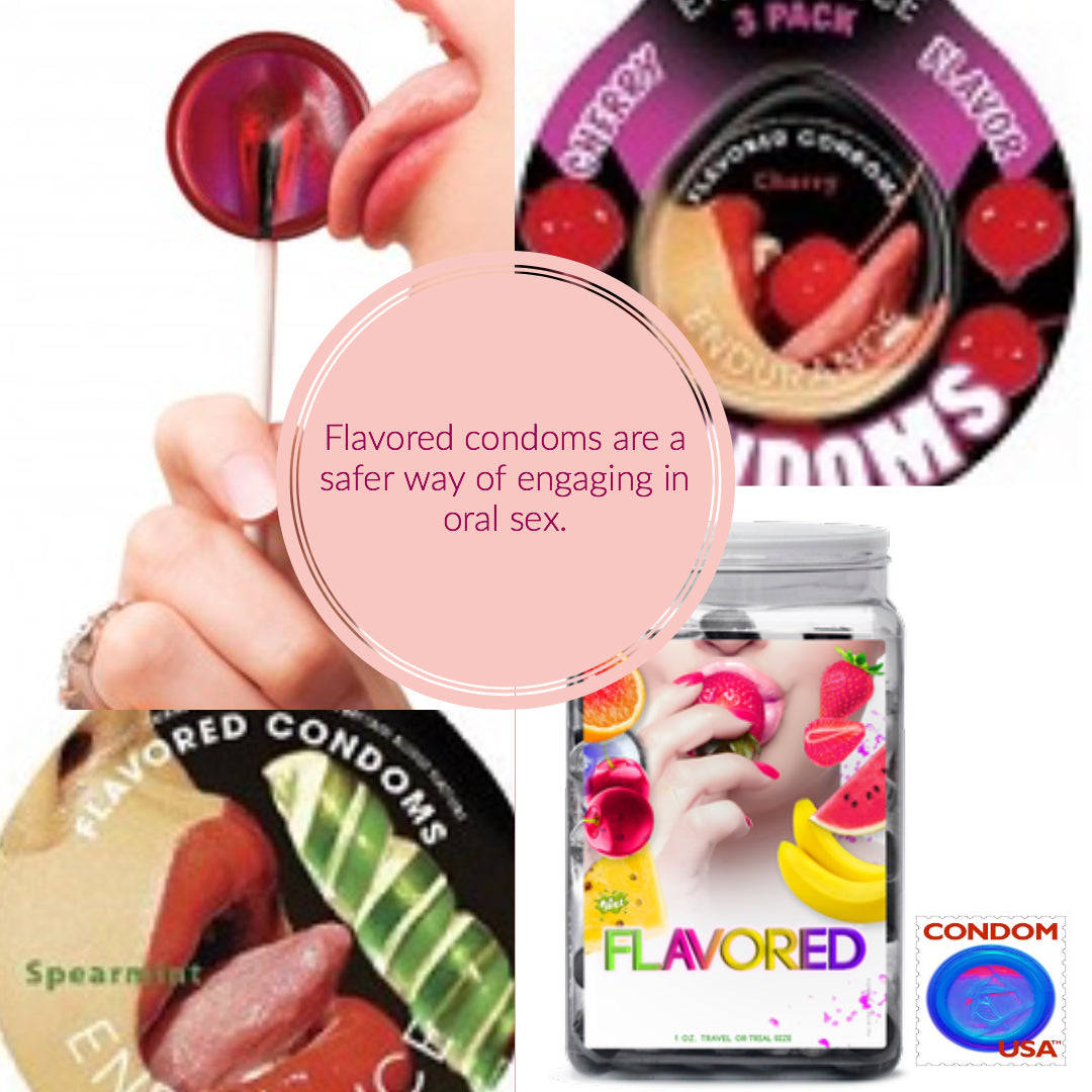 flavored condoms purpose