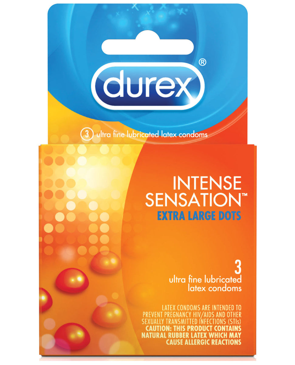 Durex Intense Sensation -3pk – Condom-USA